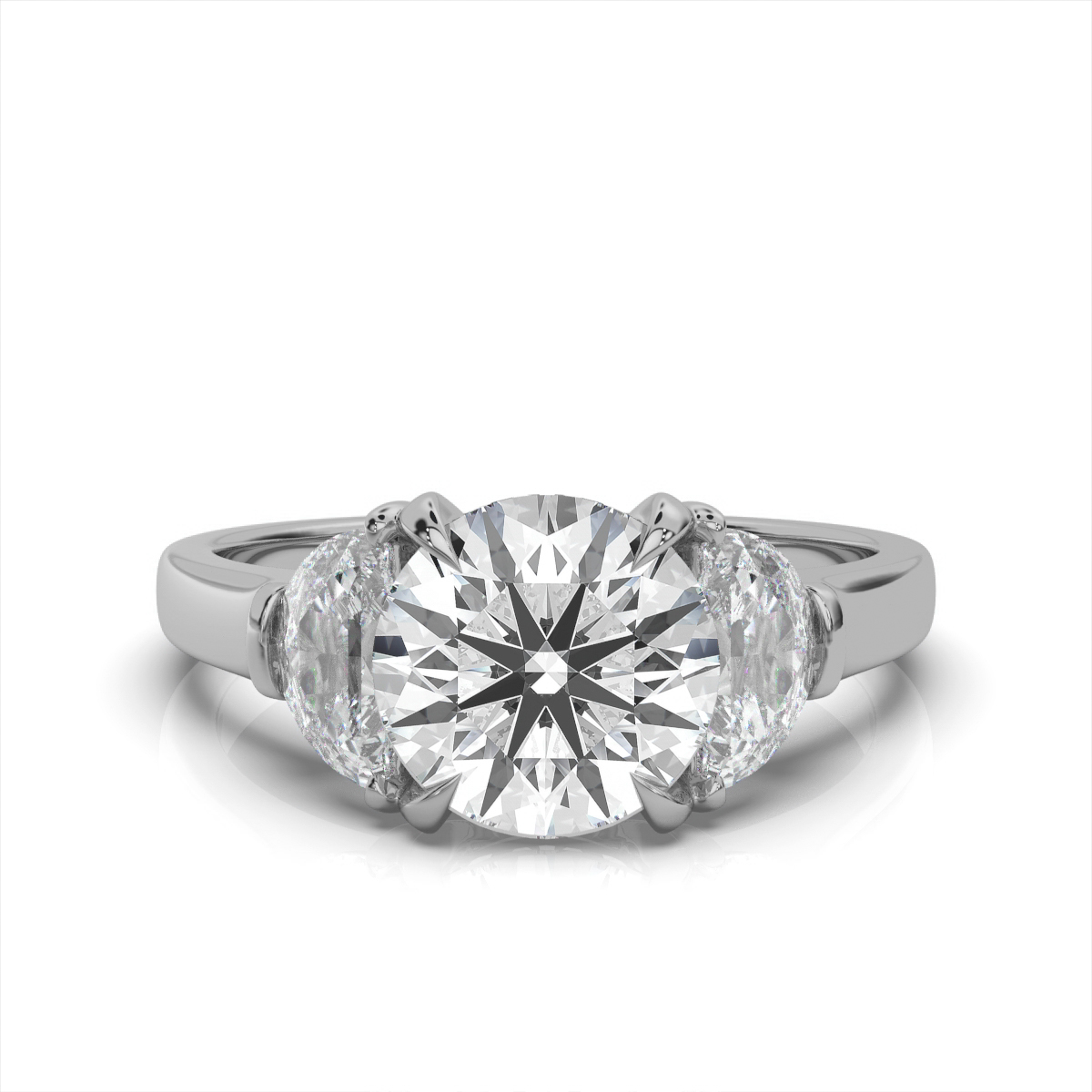 Shop This Gorgeous 14K White Gold Maxine Diamond Engagement Ring