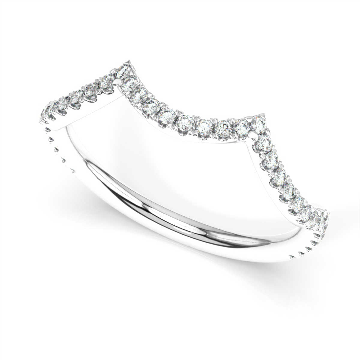 14K White Gold Merida Diamond Ring (1/4 ct. tw) | The Art Of Jewels